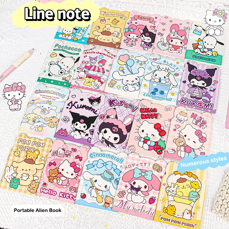 Kawaii-Sanrios-Notebooks-Hello-Kitty-Cinnamonroll-Kuromi-My-Melody ...