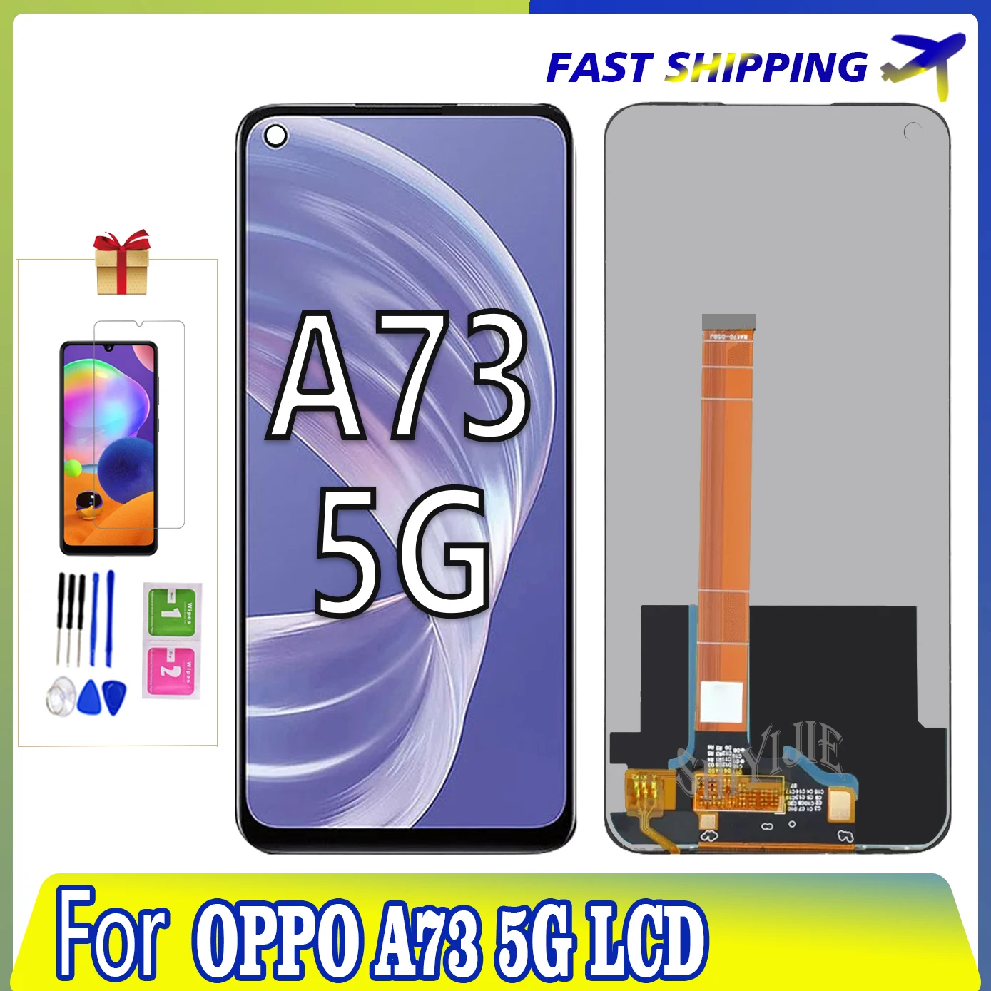 6-5-New-Original-For-Oppo-A73-5G-CPH2161-LCD-Display-Touch-Screen-For ...