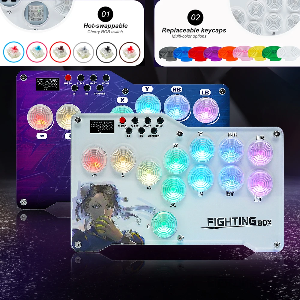 FightingBox-Hitbox-Arcade-Joystick-Fight-Stick-For-PS4-PS3-With-Turbo ...