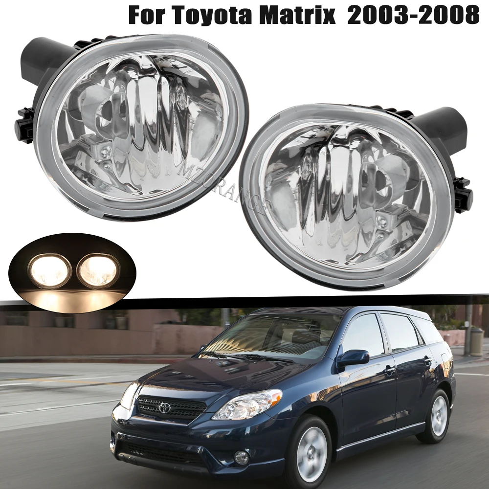 Fog-Light-For-Toyota-Matrix-Pontiac-Vibe-2003-2008-Fog-Lamps-Clear-Lens ...