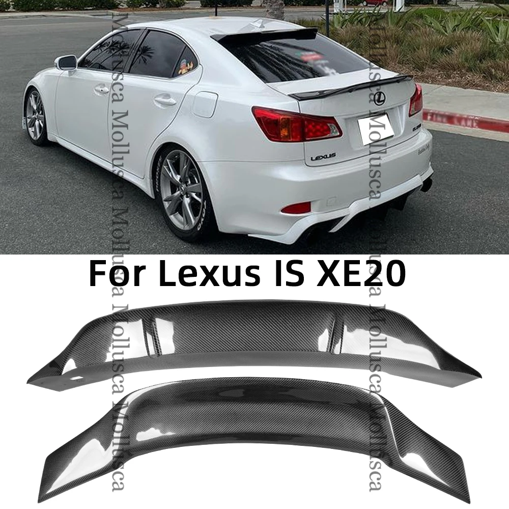 For-Lexus-IS-E2-2nd-generation-R-Style-Carbon-fiber-Rear-Spoiler-Trunk ...