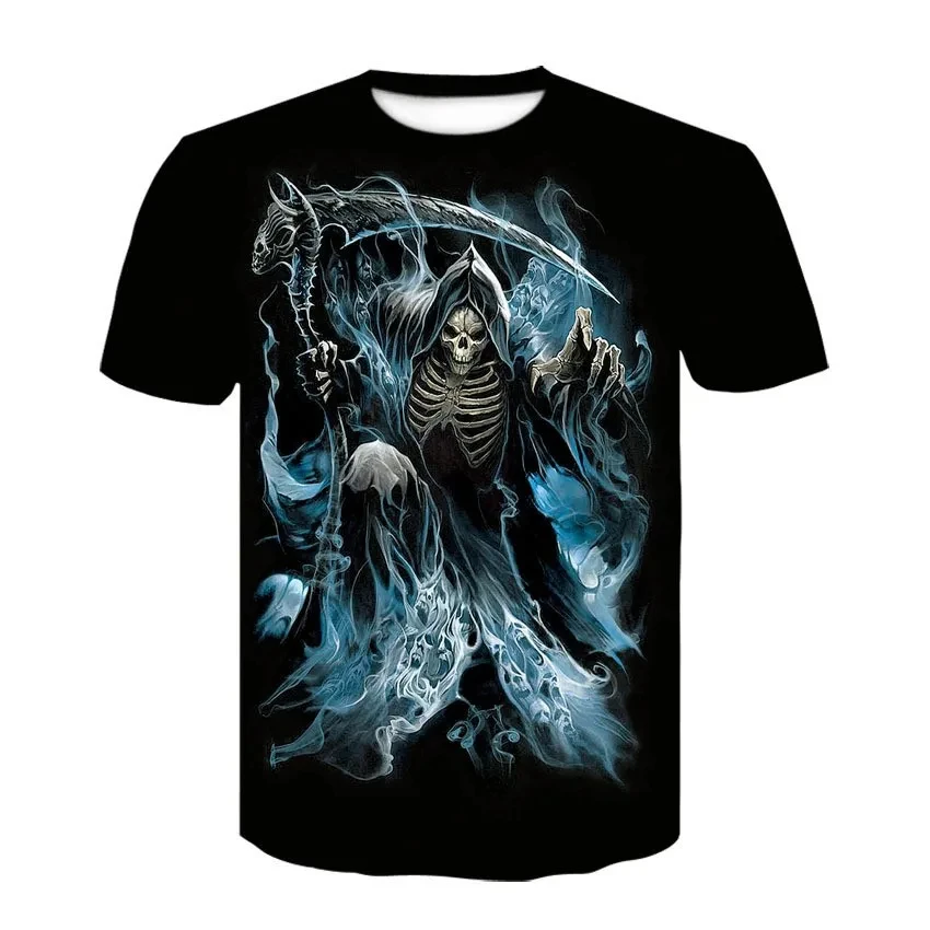 Men-s-T-Shirt-3D-Print-Skull-Vintage-Gothic-T-Shirts-for-Men-Y2k ...