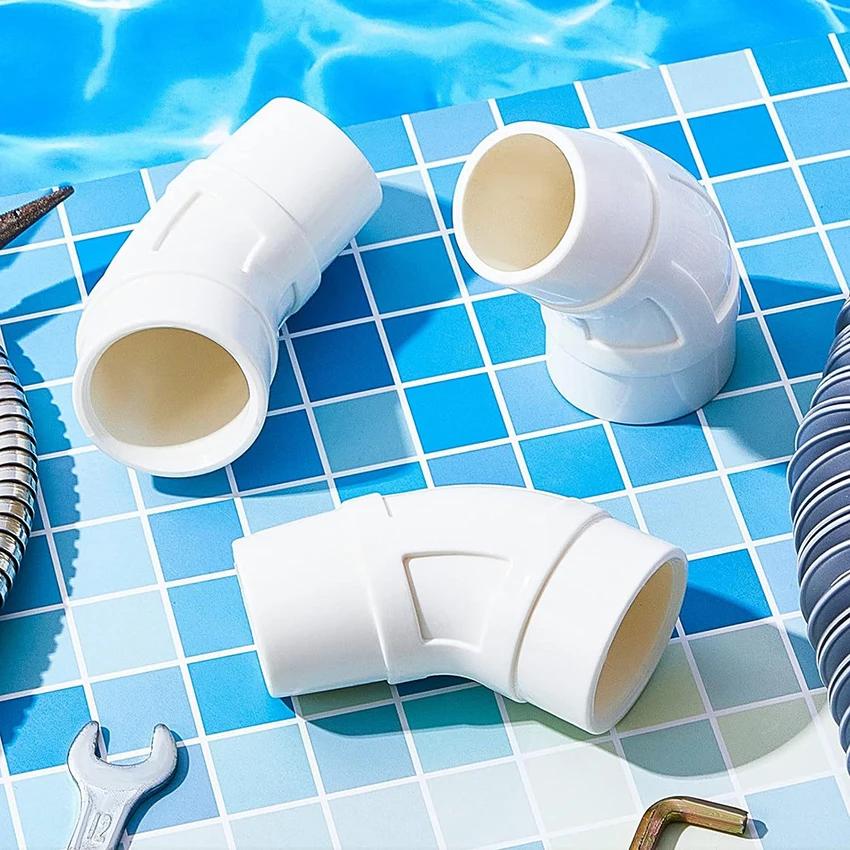 45° Elbow Connector Pool Cleaner W70244 Adapter 1.25" to 1.5" Hose ...