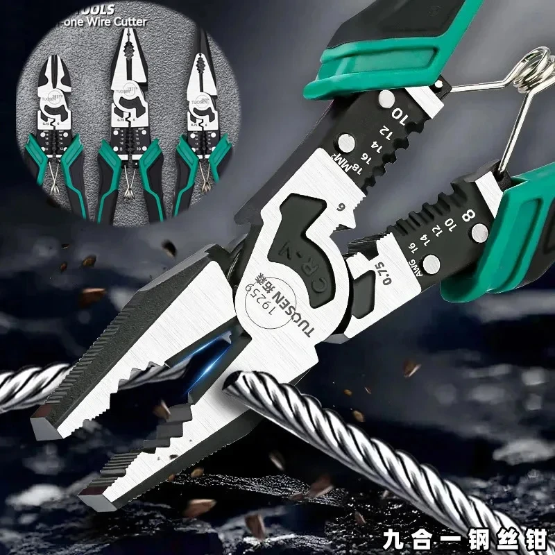 Universal-Multifunctional-Diagonal-Pliers-Needle-Nose-Pliers-Hardware ...