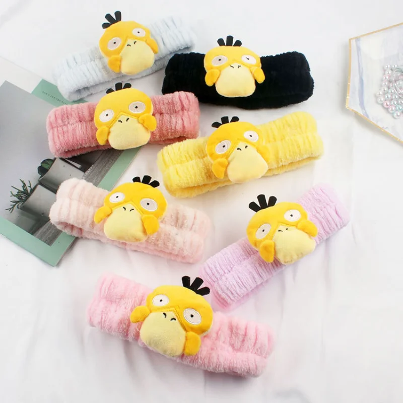 Diadema de Anime de dibujos animados de Pokemon Psyduck, horquilla para ...