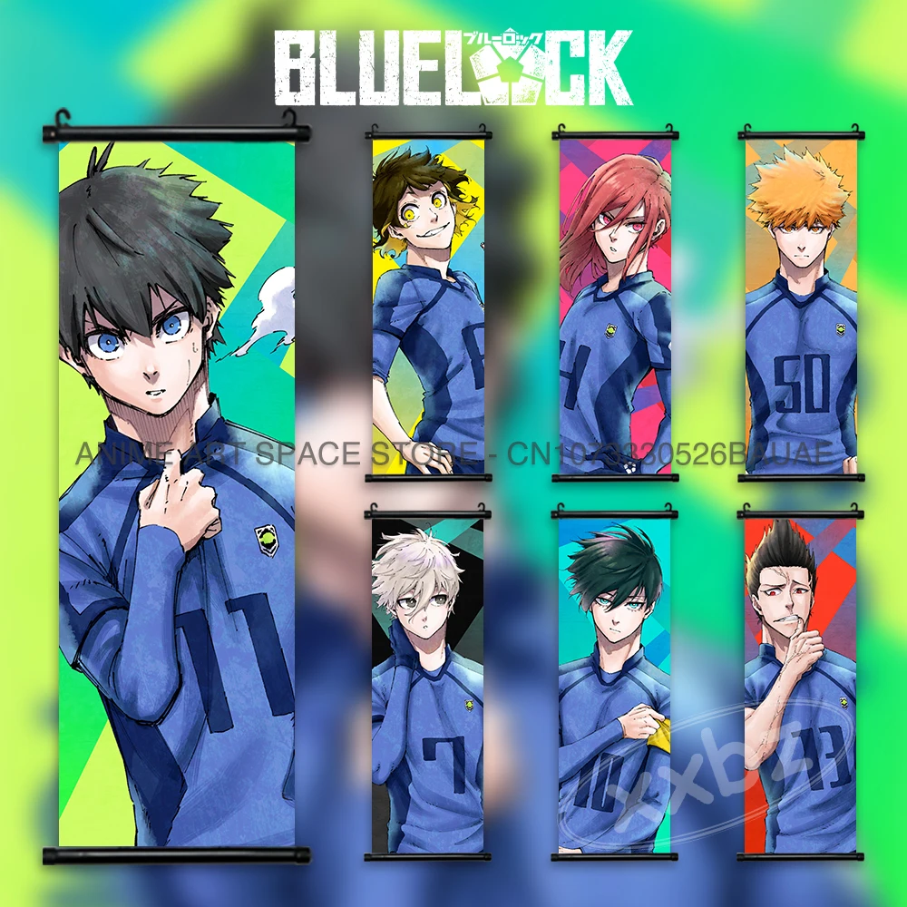 Blue-Lock-Hanging-Painting-Anime-Poster-Reo-Mikage-Wall-Art-Canvas ...