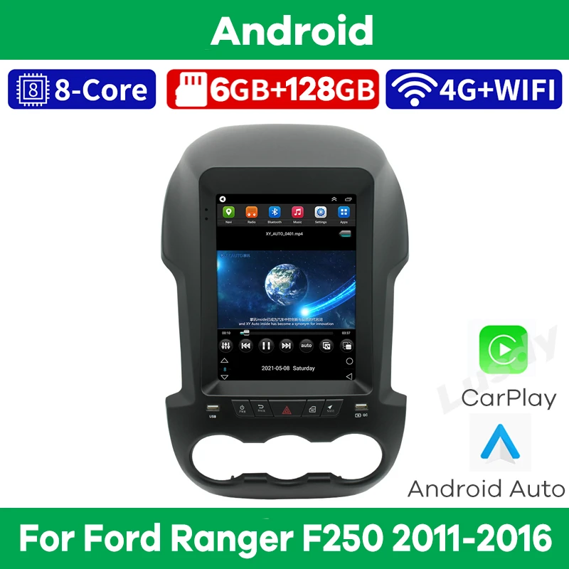 9.7" Android 12 Car Multimedia Player Radio Gps Navigation For Ford ...