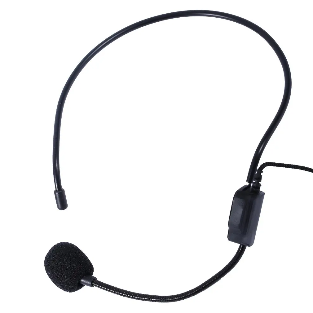 Professional-Portable-Head-mounted-Headset-Microphone-Wired-3-5mm-Plug ...