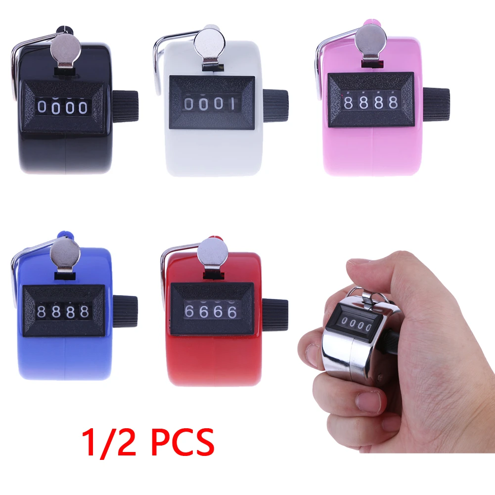 4 Digit Number Hand Held Tally Counter Digital Golf Clicker Manual ...