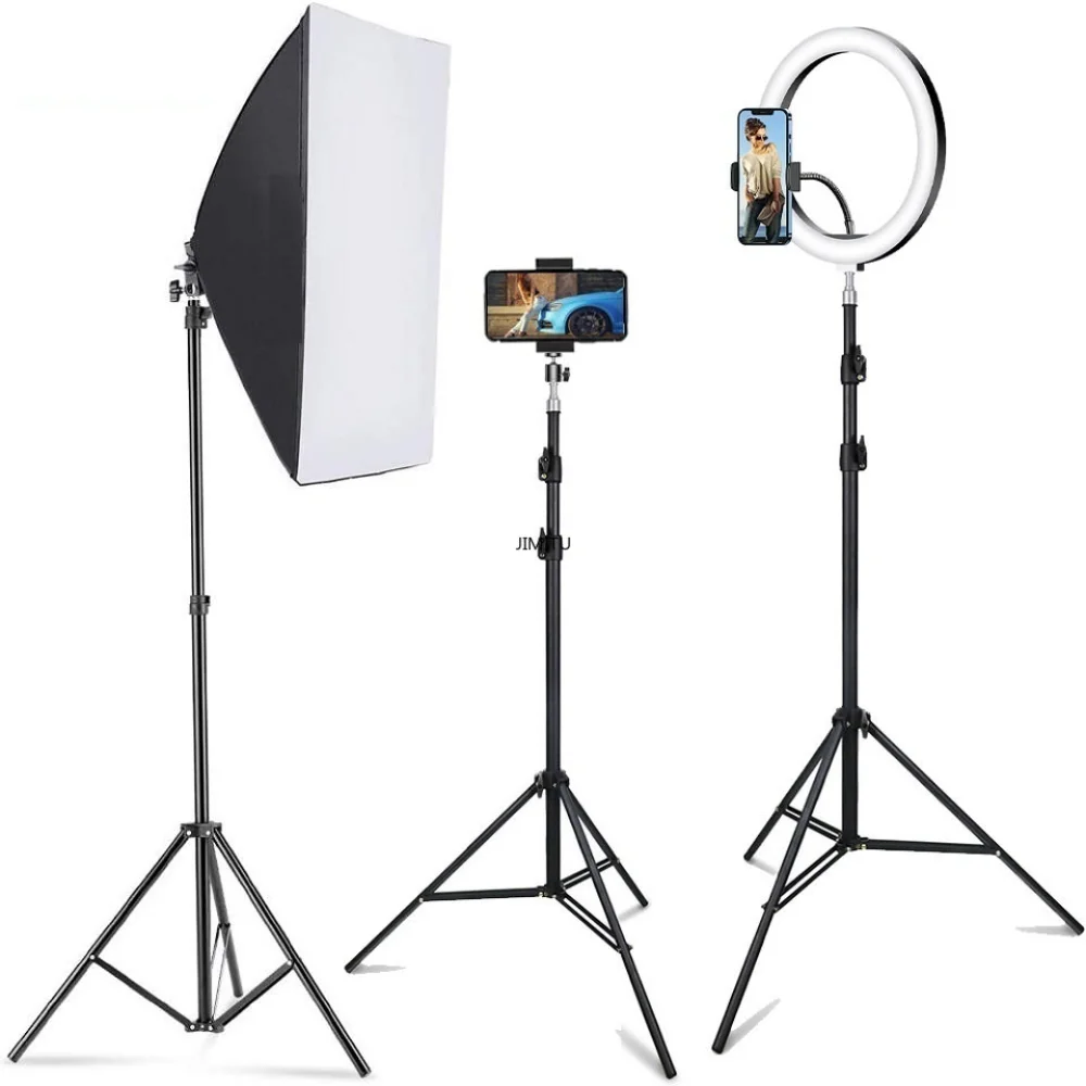 Photographic-165cm-Lighting-Stand-Fill-Light-Stand-Tripod-Suit-For-Ring ...