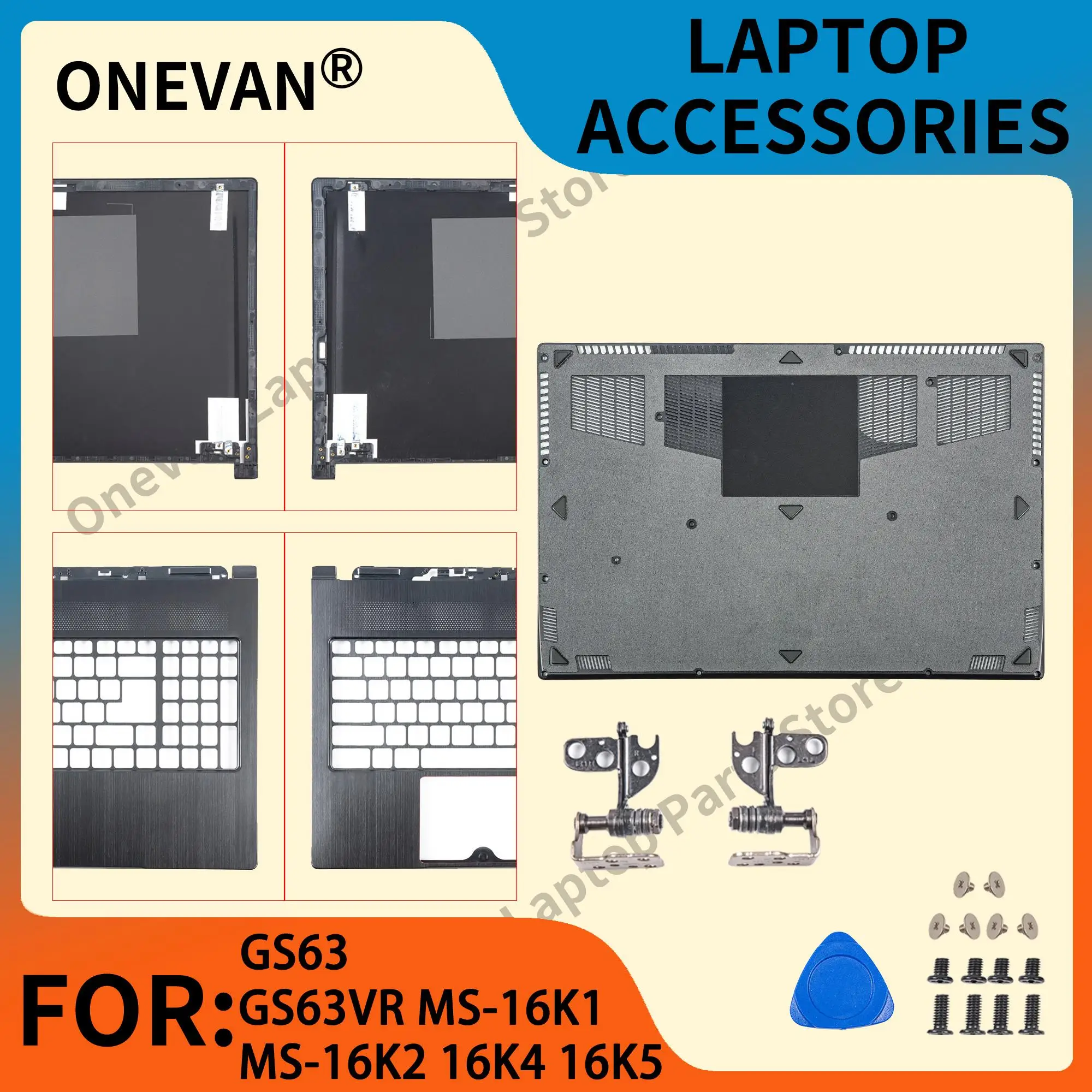 New Case For GS63 GS63VR MS-16K1 MS-16K2 MS-16K4 MS-16K5 Laptop LCD ...