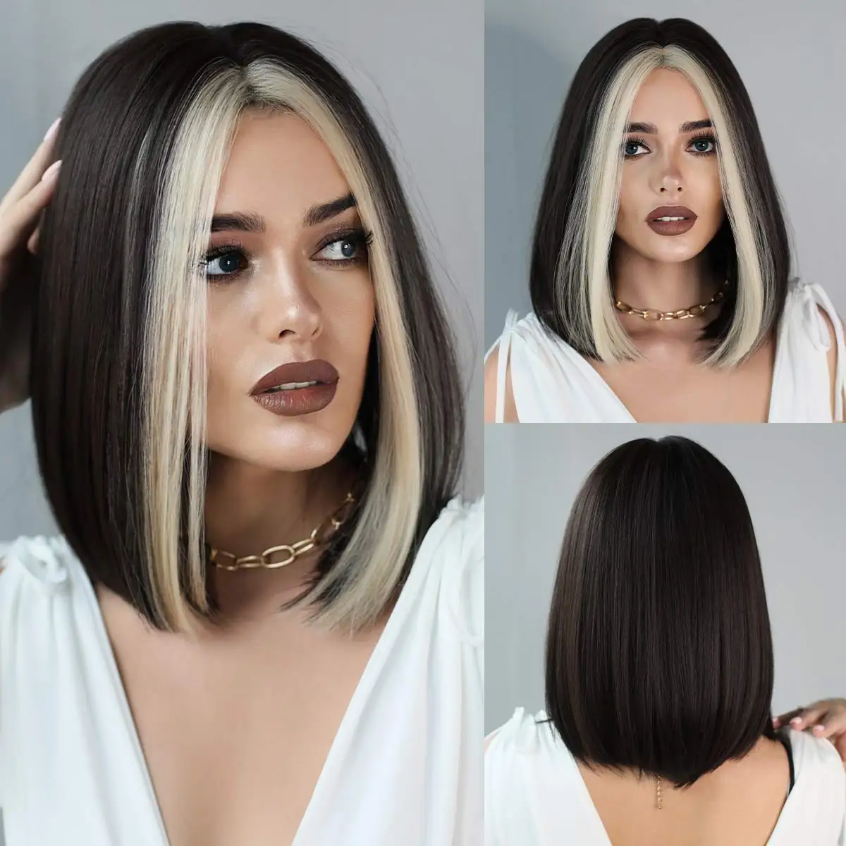 NAMM-peluca-de-cabello-sint-tico-para-mujer-postizo-de-encaje-frontal ...