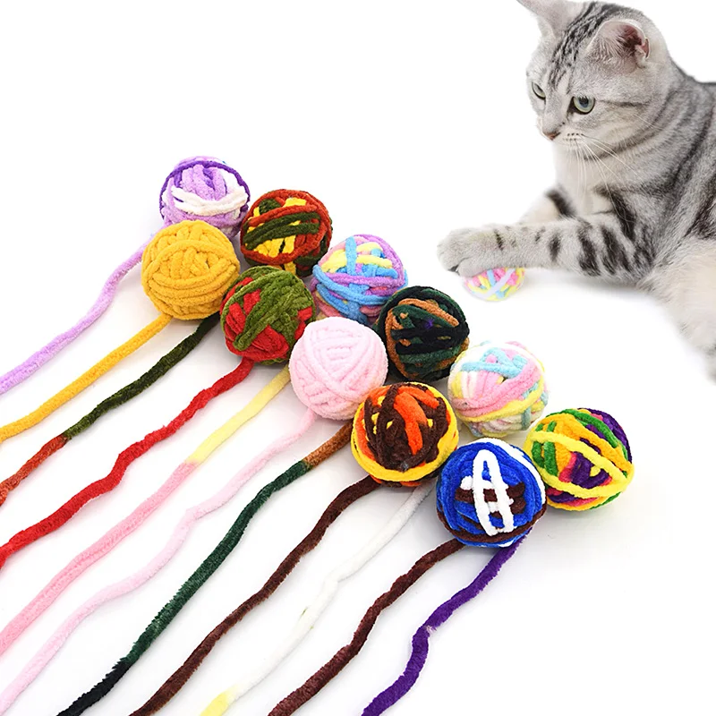 Cat With Yarn Ball