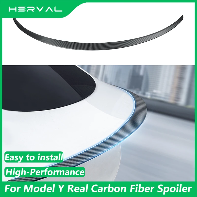 Herval-For-Tesla-Model-3-Y-2021-2024-Spoiler-Trunk-Rear-Wings-Real ...