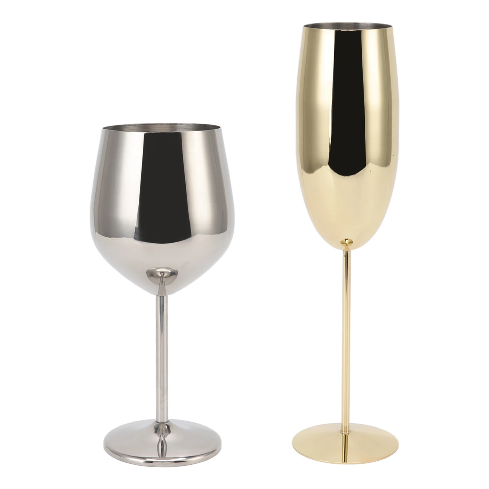 Wine Goblet Stainless Steel Elegant High Hardness Widely Used Metal ...