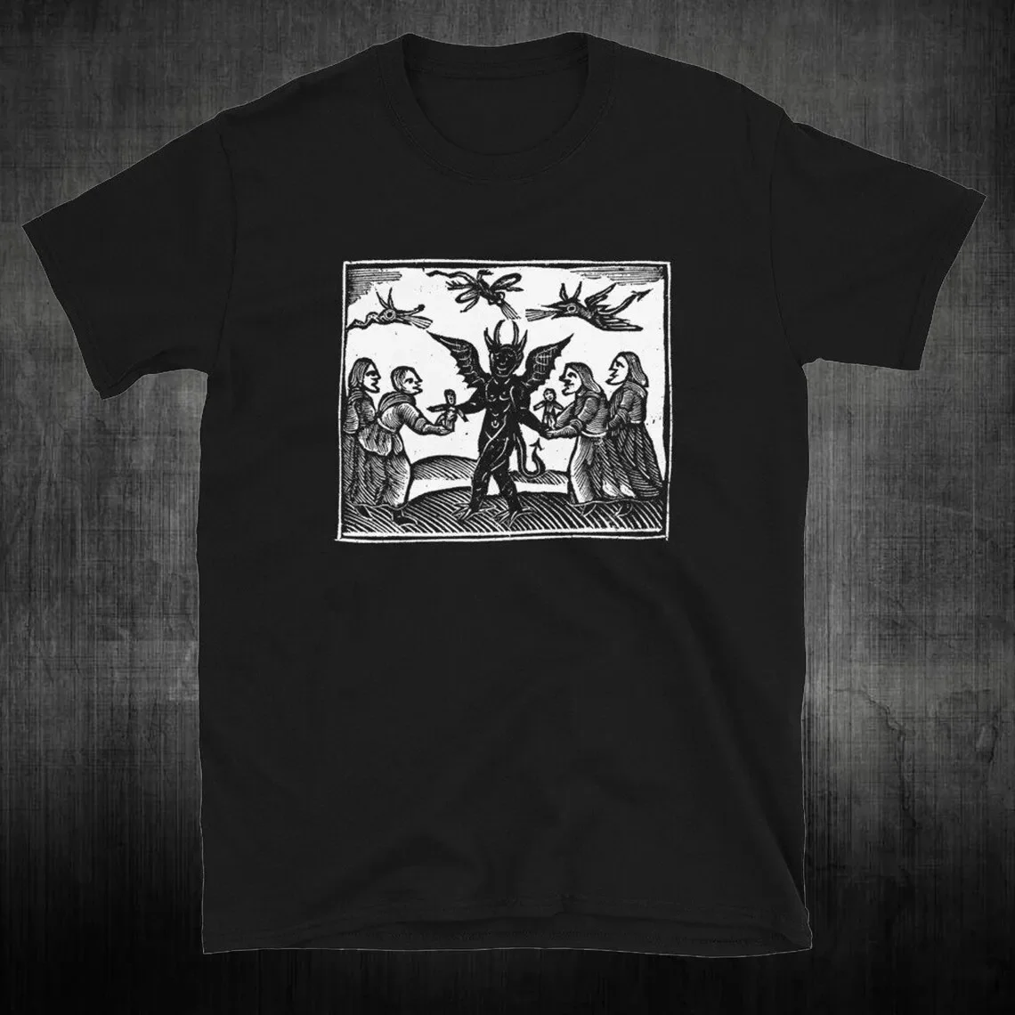 Witches-and-Demon-shirt-Gothic-Goth-Occult-Cross-Skull-Satan-Hell ...