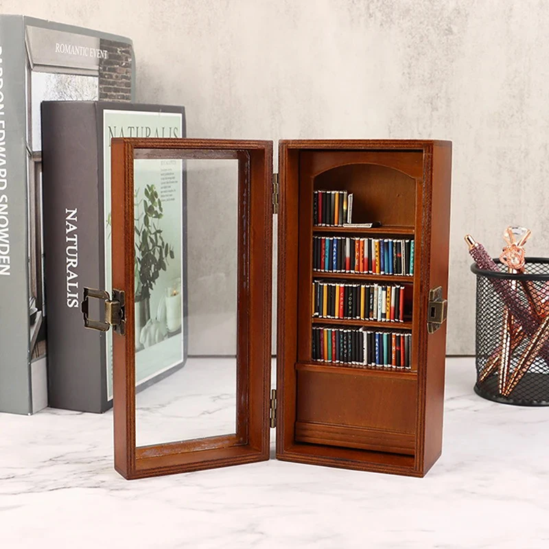 Anti-Anxiety-Bookshelf-Ornament-Wooden-Bookshelf-Display-Cabinet-Stress ...