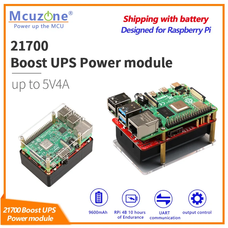 21700-charge-and-boost-PowerBank-5V2A-5V4A-dual-controlled-output-UART ...