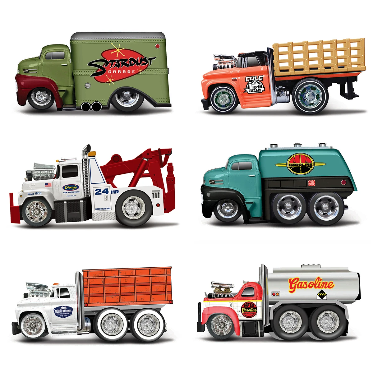 Maisto-1-64-Work-Rigs-Vehicle-Set-Series-Die-Cast-Collectible-Hobbies ...