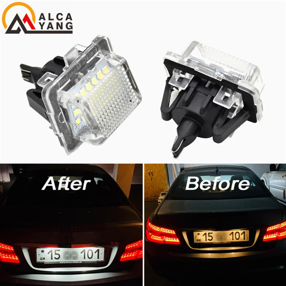 2 Pcs For Mercedes Benz W204 W212 W216 W221 W207 W218 Canbus LED Car ...