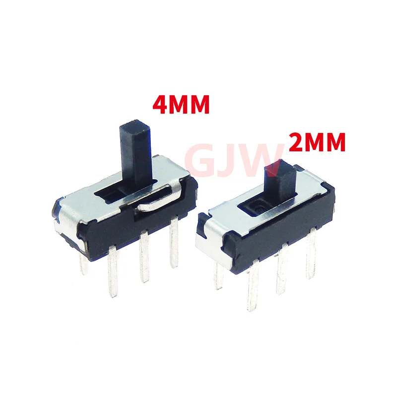 10PCS-Lot-6-Pin-Handle-High-2MM-4MM-Slide-Switch-2-Position-Toggle ...