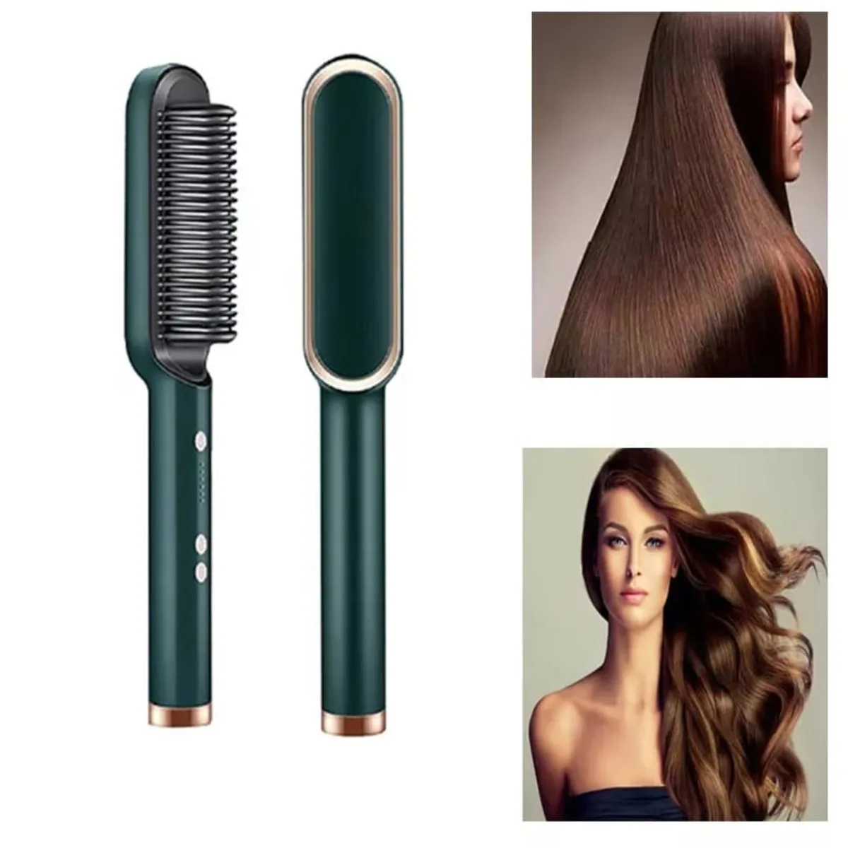 Escova Secadora E Modeladora De Cabelo Elétrica 3 Em 1 Bivolt Kasaa