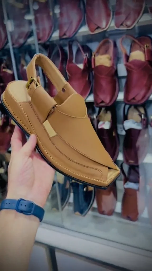 Peshawari Chappal for Men Khan Khel Wear Brand - Classic Brown Leather ...