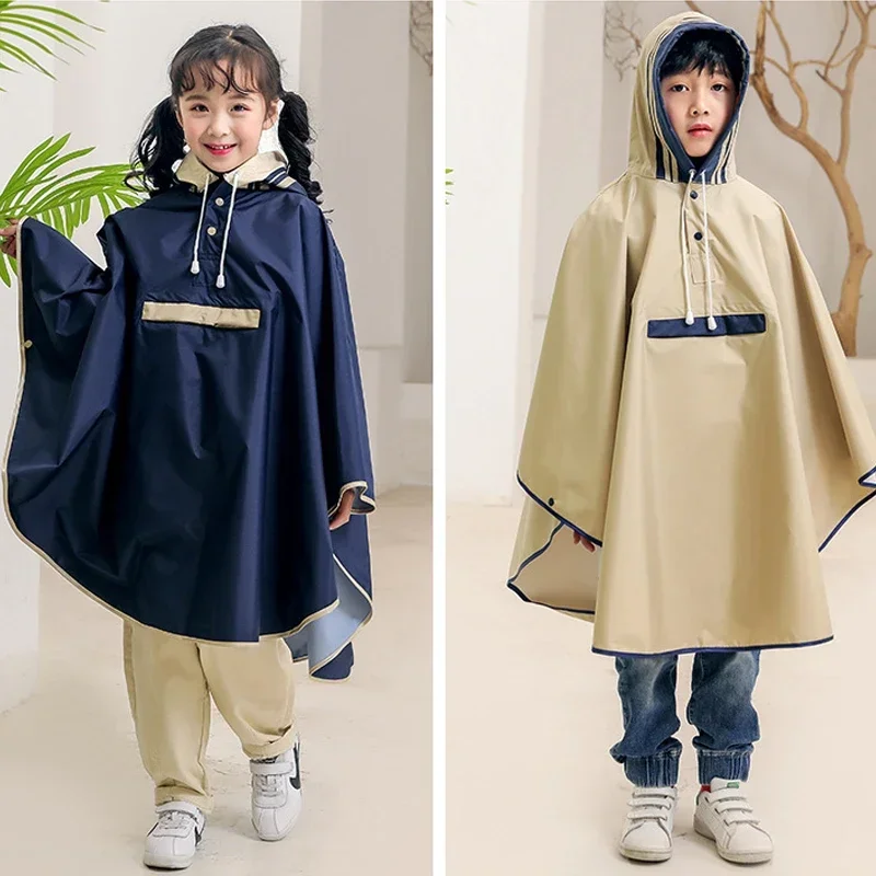 Parent-child-Raincoat-Kids-for-Girls-Boys-Waterproof-Hooded-Impermeable ...