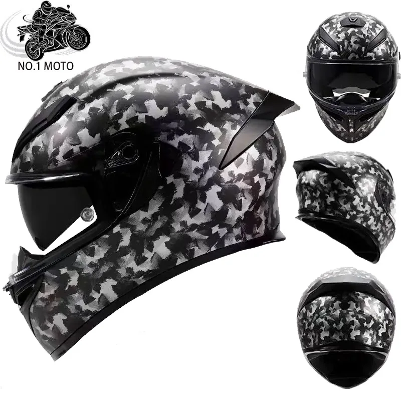 Camouflage-Motorcycle-helmet-Full-face-Double-Lens-off-Road-helmet-Racing-Casco-para-moto-Large ...