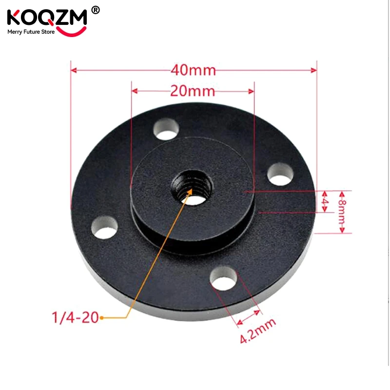 1pc-Shoe-Mount-Metal-Plate-Wall-Mount-1-4-inch-Thread-Tripod-Adapter ...