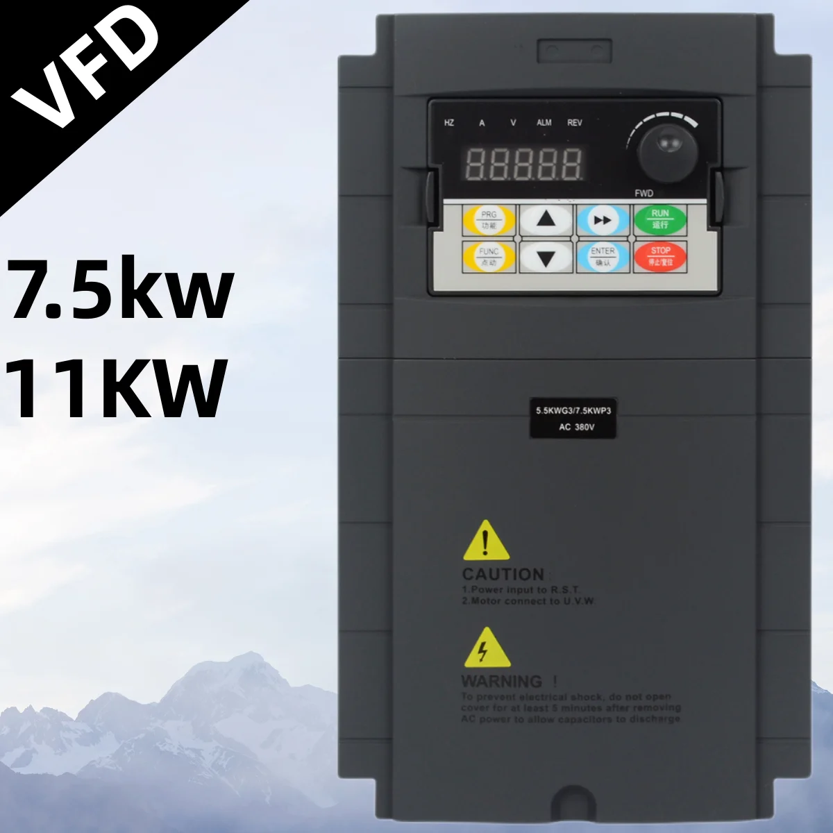 VFD 고성능 벡터형 주파수 변환기, AC220v, 3 상 모터 주파수 변환기, SUSWE720, 7.5KW, 11KW, 3000Hz