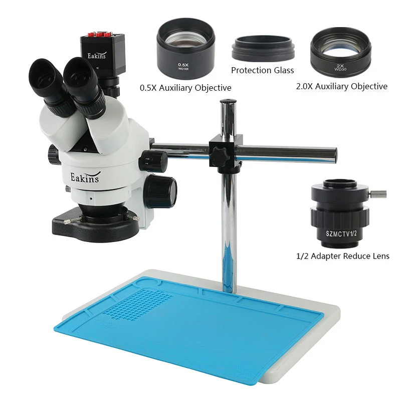 Trinocular Stereo Zoom Microscope Vga Camera | Trinocular Microscope ...