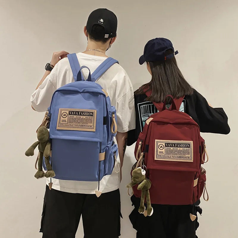 New-High-School-Students-Unisex-Student-Schoolbag-Large-Capacity ...
