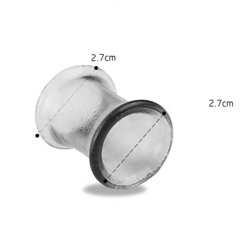 Anneau de Scrotum - PU ciel - TPE - Souple et Flexible - Retardement d'Éjaculation - Transparent ...