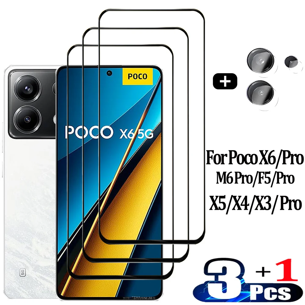 Pelicula-Poco-X6-X5-F5-Pro-Front-Tempered-Glass-For-Xiaomi-Poco-X5-Pro ...