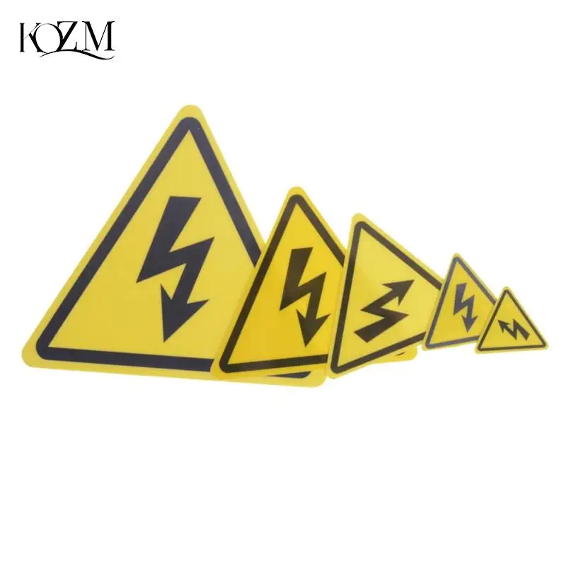 High-Quality-2PCS-Danger-High-Voltage-Electric-Warning-Safety-Label ...