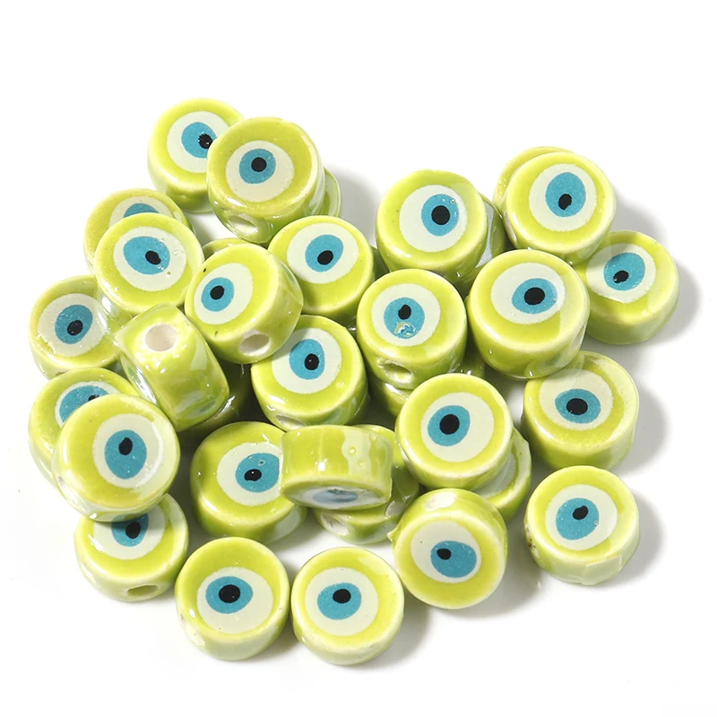 20pcs-lot-8-5mm-Multicolor-Evil-Eye-Chi-Pattern-Ceramic-Beads-Loose ...