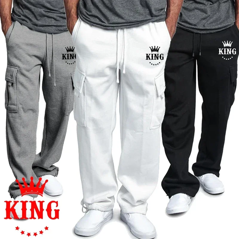 King-Print-Men-s-Sweatpants-Jogging-Gym-Hiking-Training-Trousers ...