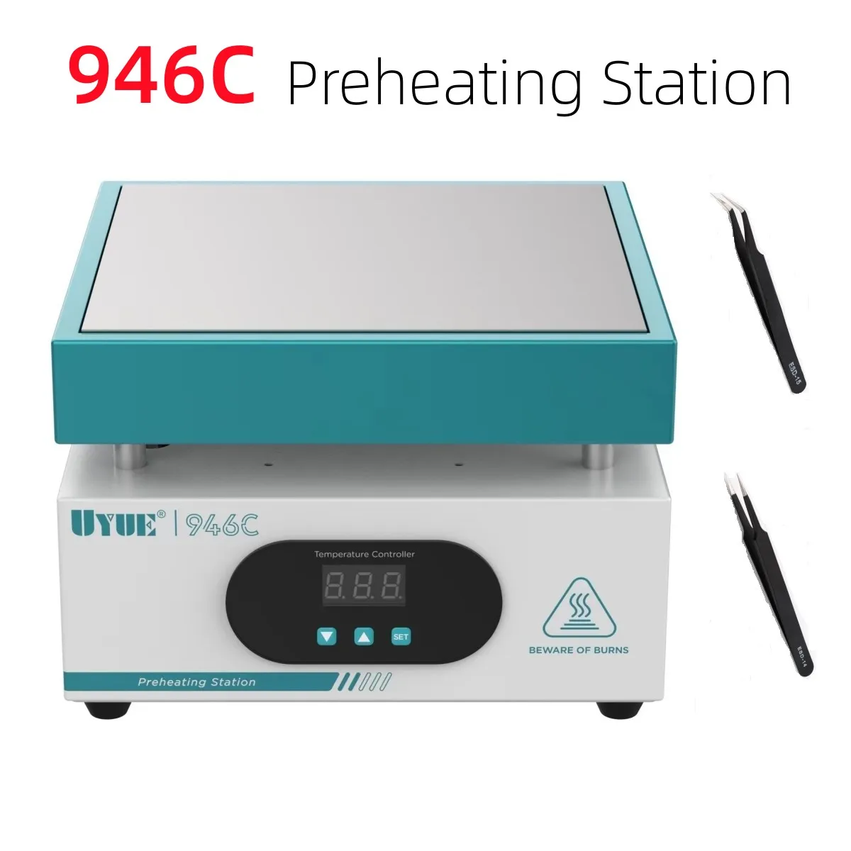 110/220V 600W 946C Electronic Hot Plate Preheat Preheating Station ...