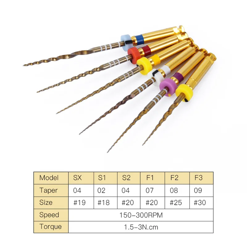 Dental-Endo-Root-Files-Root-Canal-6pcs-pack-25mm-SX-Dental-Files-Root ...