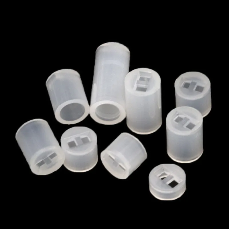 100pcs 3/5MM Nylon PCB Board Mount LED Spacer Support Hood Length 3/5/6 ...