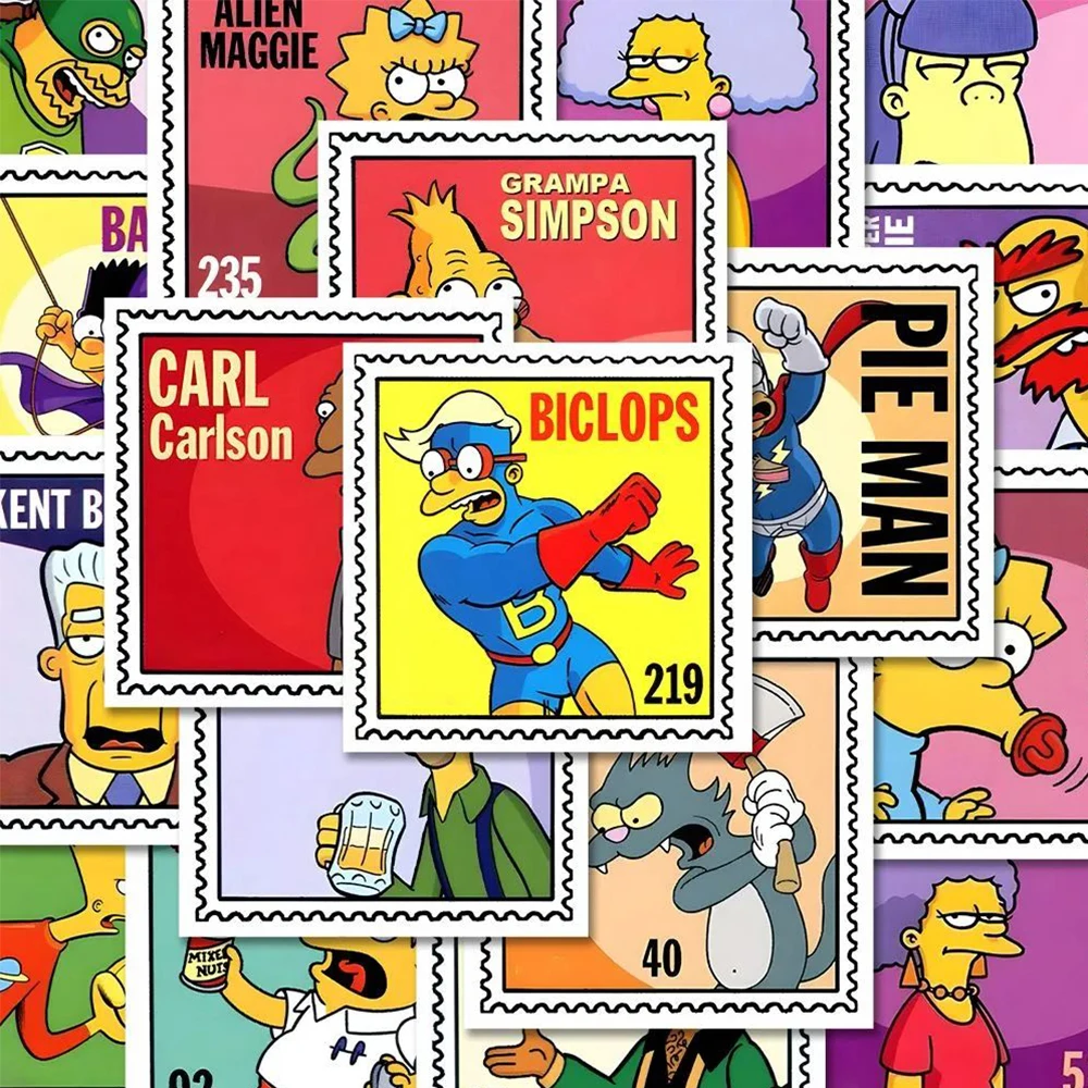 10-30-54pcs-Cute-Simpson-Family-Cartoon-Anime-Comedy-Stickers-DIY ...