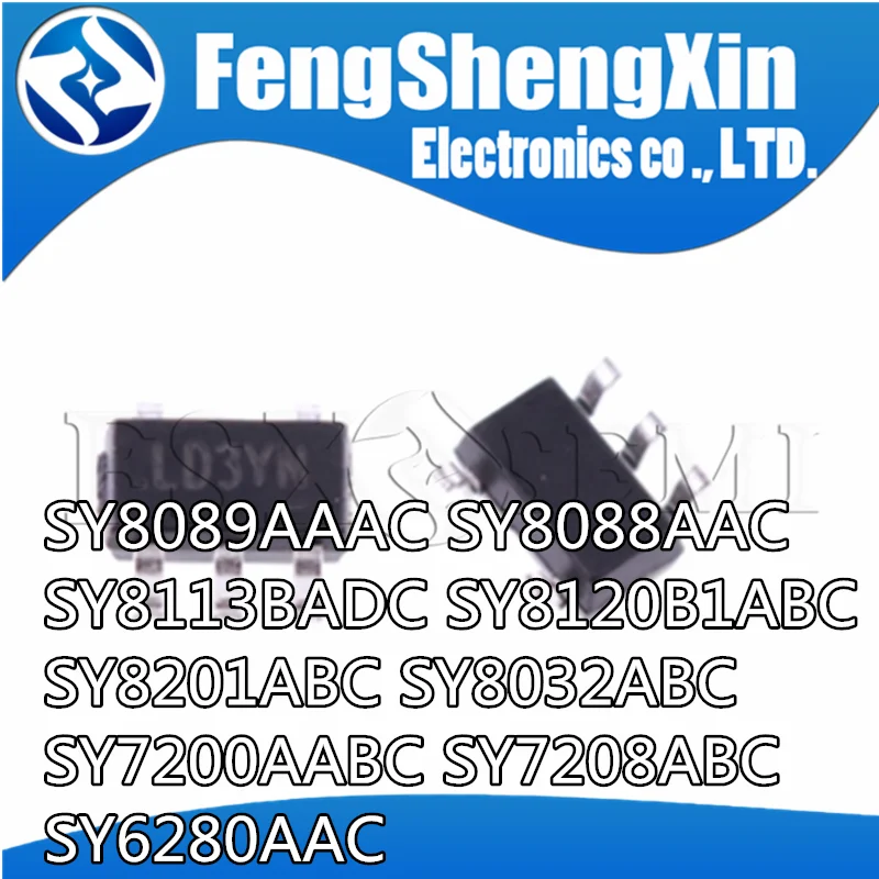 10PCS SY8089AAAC SOT23 5 SY8089 SOT SY8089AAC SY8089A SY8088AAC SY8088 SY8113BADC SY8113 ...