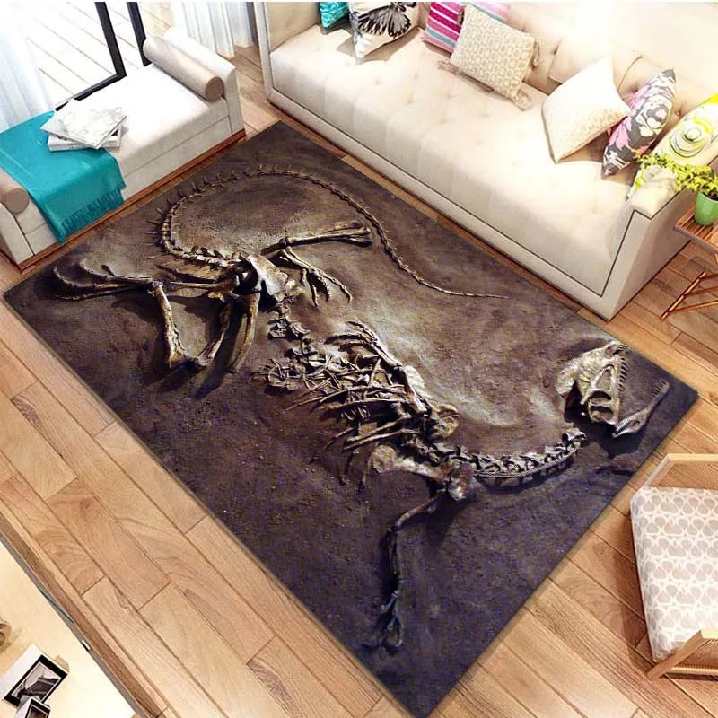 Jurassic-Dinosaur-Fossil-Dinosaur-Pattern-Area-Rugs-for-Living-Room ...