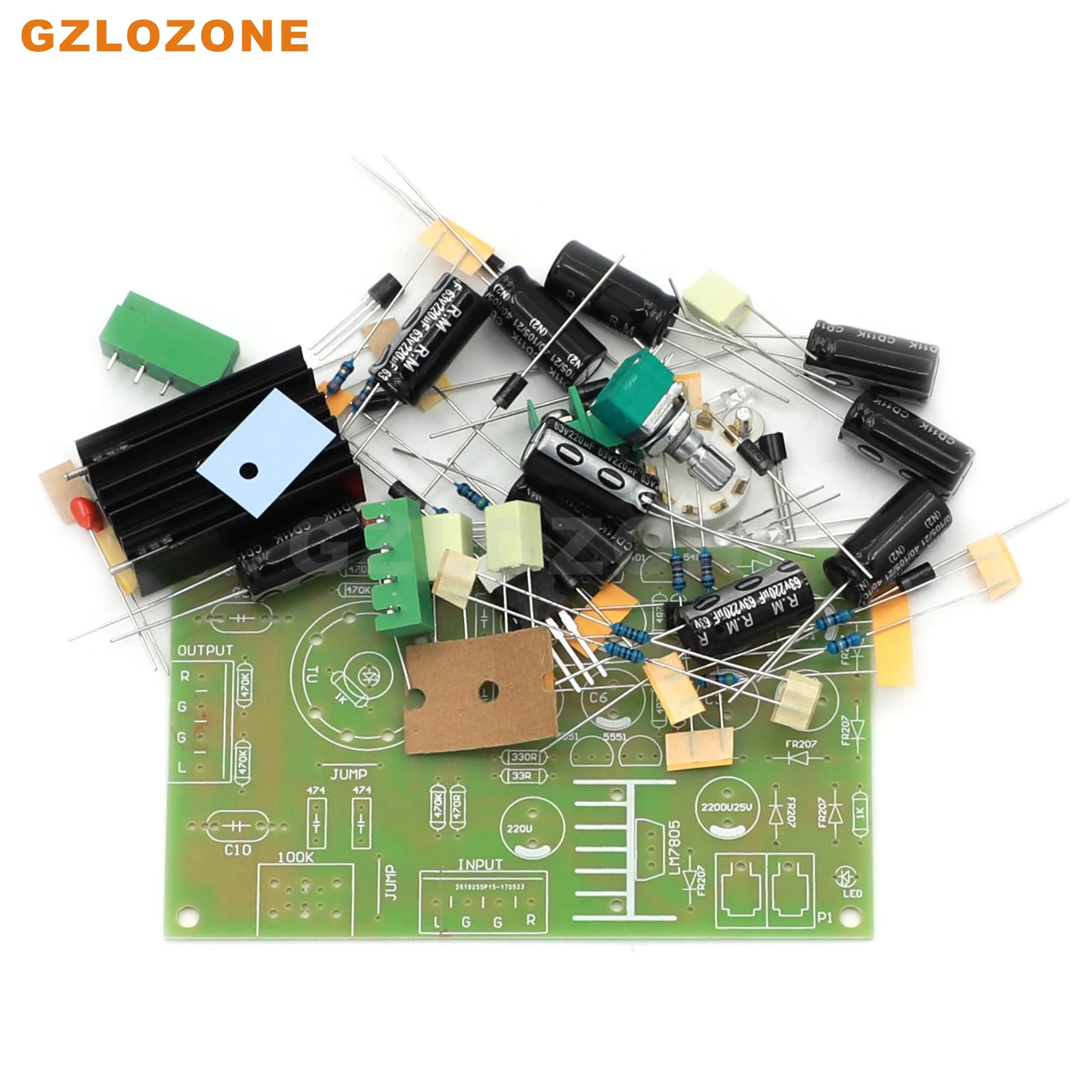 ZEROZONE 6N3(5670) Tube Buffer Preamplifier DIY Kit/Finished Board (No ...