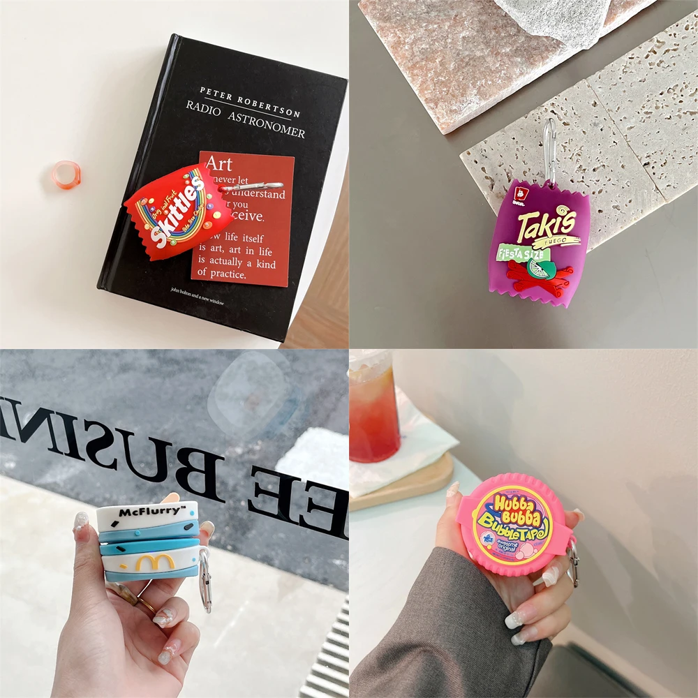 Generic 3d Cute Skittles Bubble Gum For Samsung Galaxy Buds2 Pro Buds2 ...