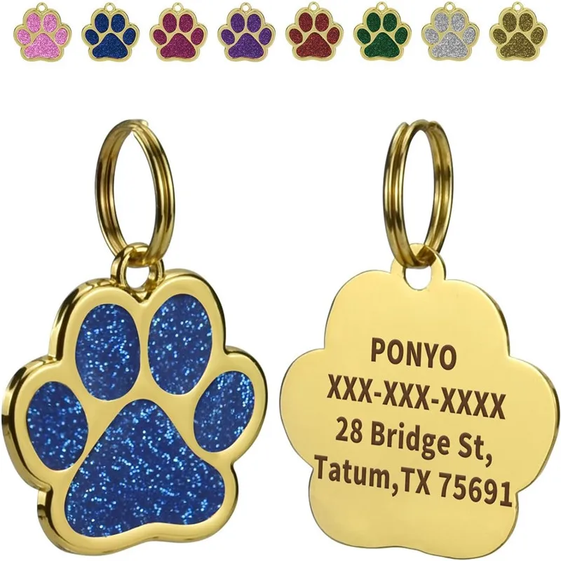 Personalized Collar Pet ID Tag Custom Free Engraved Cat Dog Puppy Name ...