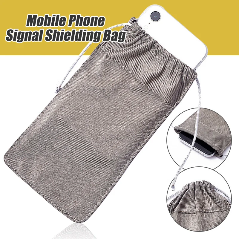 Portable-Silver-Fiber-Radiation-Protect-Phone-Pocket-RF-Signal-Blocker ...