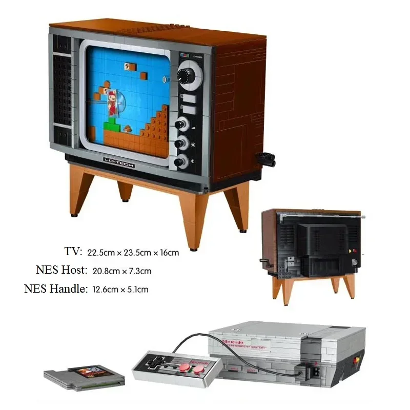 AnjNintendo-Entertainment-System-Model-importer-Night-Brick-Assembly-TV ...