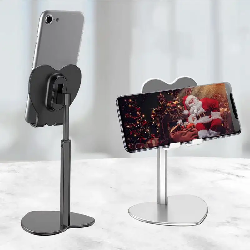 Desktop-Tablet-Mount-Heart-Cellphone-Tripod-Mount-Telescopic-Phone ...